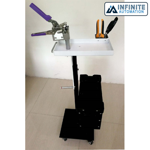 Quality Adjustable 750mm 850mm 1100mm Height Splice Cart SMT Spares Parts for sale