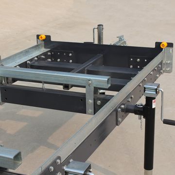 Quality 9HP Gasoline Engine Portable Horizontal Band Sawmill With 3.74*1.8*.17m for sale