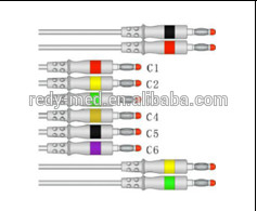 Quality 15 Pin Nihon Kohden TPU 10 Lead EKG Cable Clip for sale