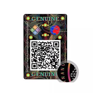 Quality QR Code Scanning Query Multi Layer Label Anti Counterfeit Custom Wine Stickers for sale