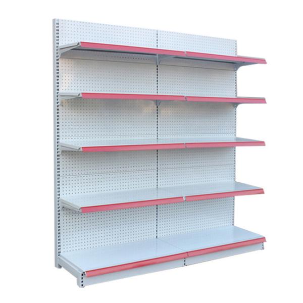 Quality 5 Layers Hardware Display Rack Supermarket Single Side Gondola for sale