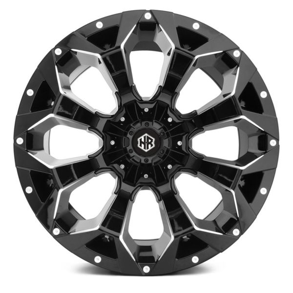 Quality Custom SUV rims black raptor wheels 4x4 off-road for sale