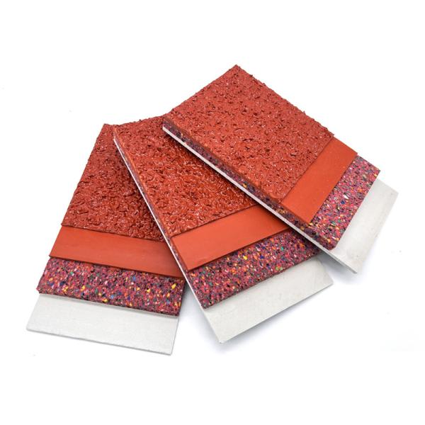 Quality Red Semi Prefabricate Running Track Weather Resistance for sale