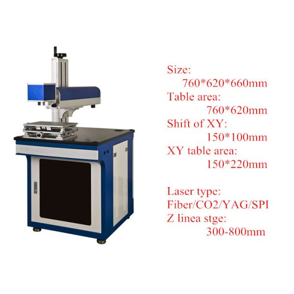Quality 4 Axis Control CCD Machine Vision Laser Marking Machine With Automatic Position for sale