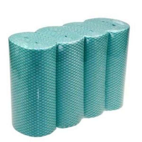 Quality 30x50cm Nonwoven Cleaning Cloth Blue Washing Microfiber Towels for sale
