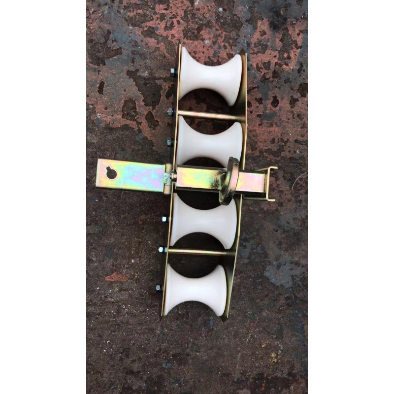Quality 20kN OPGW Cable Pulley Block with Max 22mm Cable Diameter and Cable Protection for sale