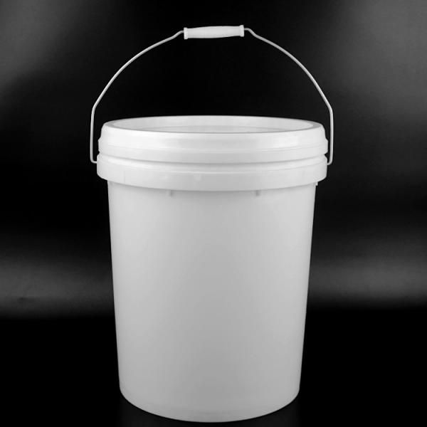 Quality ISO9001 Standard White 5 Gallon Storage Bucket With Lid for sale