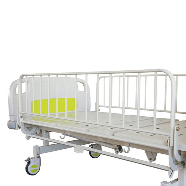 Quality 2 Function ISO9001 Rest Lifting Manual Crank Hospital Bed for sale