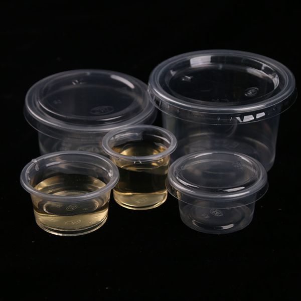 Quality Mini PP Plastic Disposable Sauce Cup Clear 1oz 3oz 4.5oz for sale
