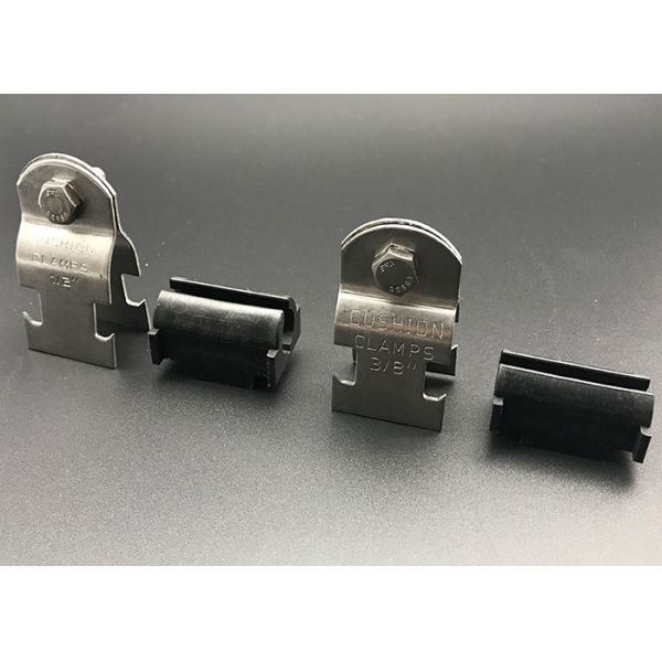 Quality Electrical Zinc Custom Size 5/8''Strut Tubing Cushion Clamps for sale