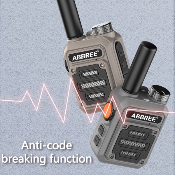 Quality ABBREE AR-63 Wireless Walkie talkie for Hunting Color Camo/Brown Talk Range 3km for sale
