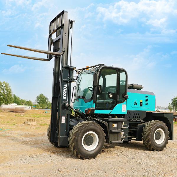 Quality EPA 5 Ton Rough Terrain Forklift 4wd for sale