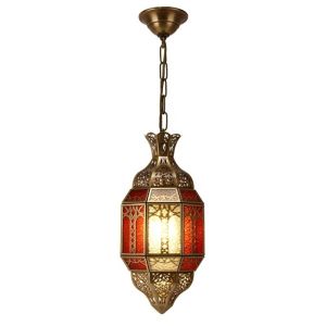 Quality 80 Ra LED Copper Chandelier Stained Glass Lamps for Arab Muslim Vintage Style for sale