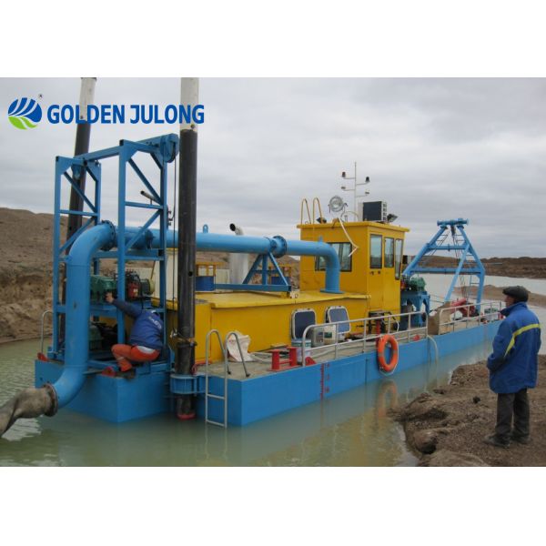 Quality River Sand Mining Equipment Jet Suction Dredger with Reliable Hydraulic System for sale