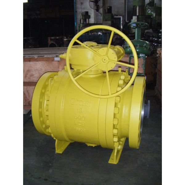 Quality 600LB Three Piece Side Entry Trunnion Type Ball Valve for sale