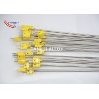 Quality SS304 Sheath Mgo Thermocouple Mineral Insulation With Male Connector for sale