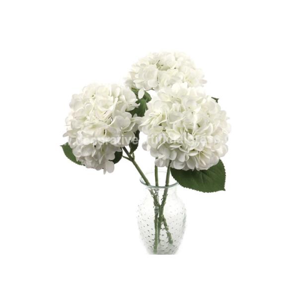 Quality Hydrangea Artificial Silk Flowers Fake Flower Arrangements For Weddings for sale