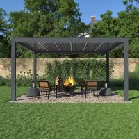Quality Seating Area Dining Space and Garden Retreat in One Aluminium Pergola Modern and for sale