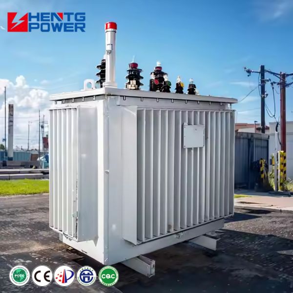 Quality HENTG POWER 500kVA 33kV/0.4kV Oil Immersed Distribution Transformer ONAN Type Step Down Power Transformer Manufacturer for sale