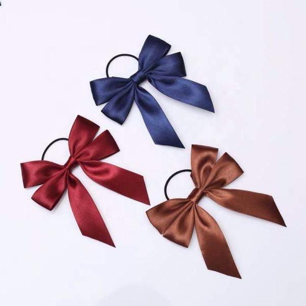 Quality Customized Gift Decoration Ribbons Bows Satin Grosgrain for Bottles Gift Packing for sale