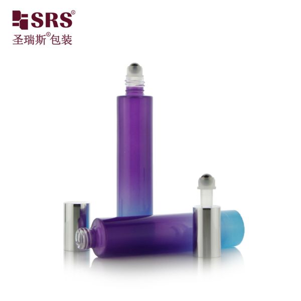 Quality GB1-15ml Customized Essential Oil Roller Bottle With Black Cap for sale