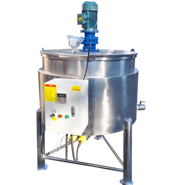 Quality Stainless Steel Liquid Blending Jacketed Mixing Tank Electric Heating for sale