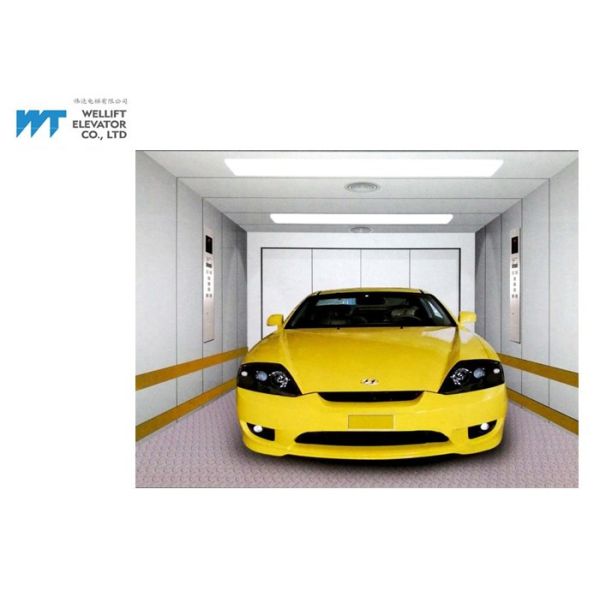Quality 3000-5000KG Commercial Car Elevator , Automobile Heavy Duty Elevator Speed 0.25/ 0.5 M/S for sale