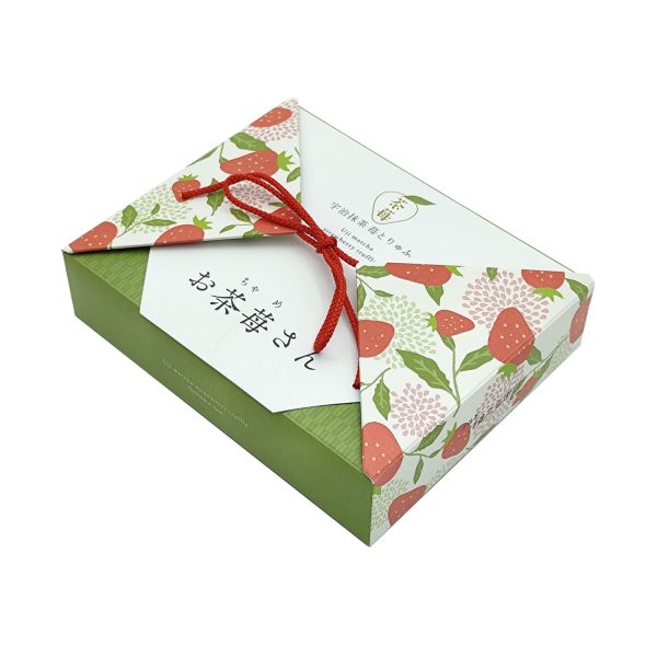 Quality Small Folding Paperboard Rigid Gift Box For Candy Snacks Cookies Matcha Tea for sale