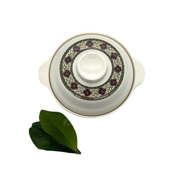 Quality 8.5'' Housewares Flower Melamine Bowl Lid Dinnerware Durable for sale