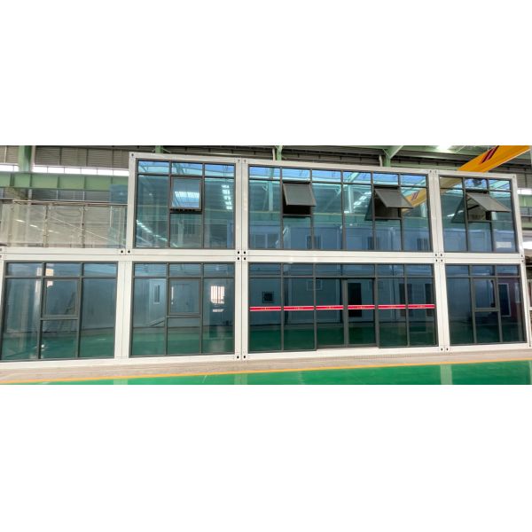 Quality Steel Custom Prefab Container House 20ft / 40ft For Site Office Building for sale