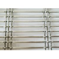 Quality Decorative Facade Architectural Woven Wire Mesh Ginning Weaving Flexibility for sale