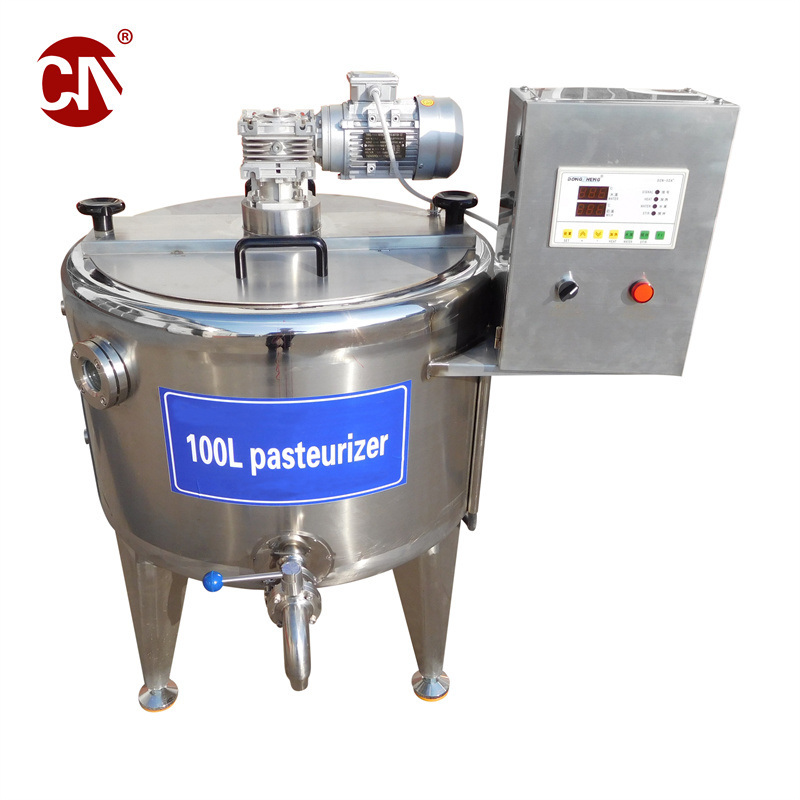 Steam 500 Litre Batch High Pressure Ice Cream Tank Milk Beer Water Pasteurization Equipment