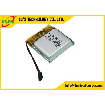 Quality Thin Lithium Battery LP602020 3.7v 160mah 180mAh Rechargeable Lithium Ion for sale