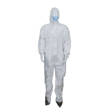 Quality Disposable Non woven long sleeve coveralls With Elastic Wrists and Ankles , Size for sale
