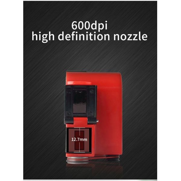 Quality 12.7 mm Printing Height Mini Handheld Bottle Inkjet Printer for Paper Material for sale