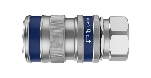 Quality AISI 316 Stainless Steel Hydraulic Hose Couplings 150MPa 6.0L/Min for sale