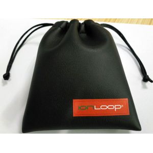 Quality Silkscreen Biodegradable Drawstring Pouch Bags Small Custom PU Leather Nanometer for sale