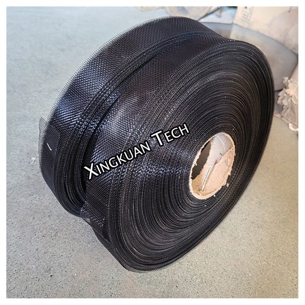Quality Black / White Epoxy Coated Supporting Steel Wire Mesh For Filter Elements for sale