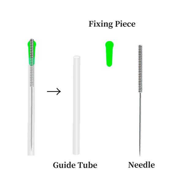 Quality Zhongyan Taihe Chinese Ancient Disposable Acupuncture Needles 0.20x30 for sale