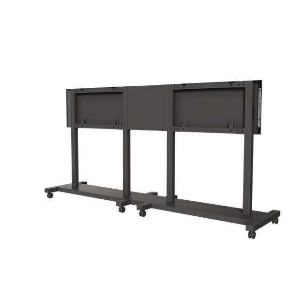 Quality Dual TV Trolley Rolling Tv Stand 65 Inch – 86 Inch TV On Wheels Stand 260kgs for sale