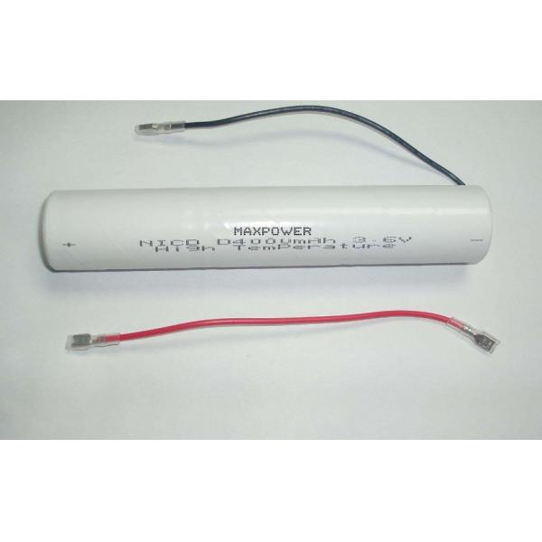 Quality Emergency Lighting Nicd Battery Packs D4500 3.6V High Teerature for sale