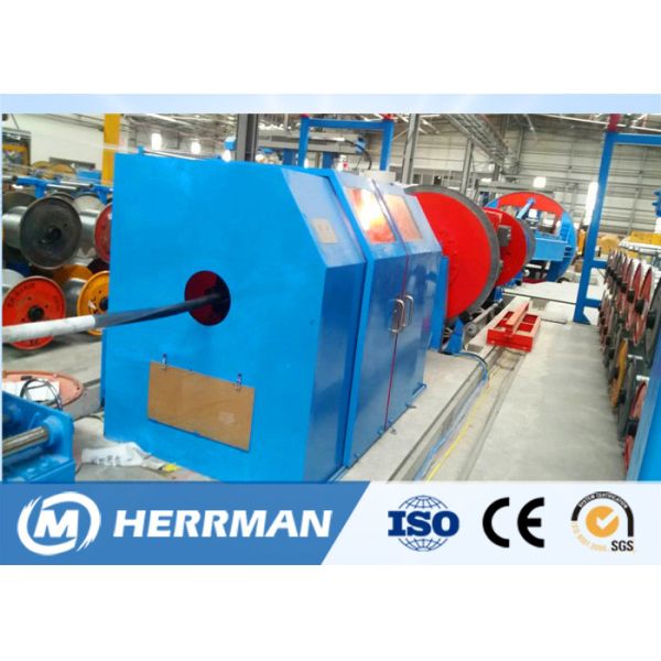 Quality 96pcs Wire Drum Twister Type HV Armoured Cable Machine for sale