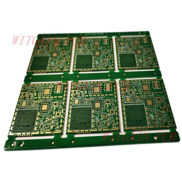 Quality 6 Layer Pcb 0.8mm Board Thickness Green Solder Mask 0.2MM Min Hole FR4 for sale