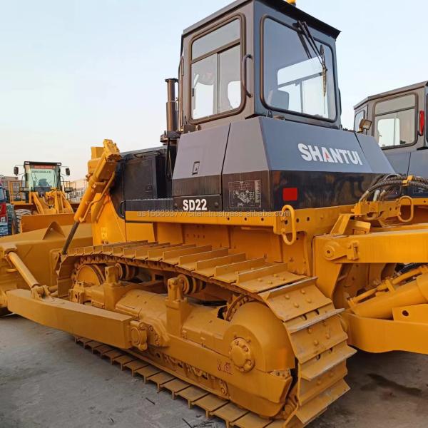 Quality Second-hand Construction Machine Shantui SD 220 Bulldozer for Building Material for sale
