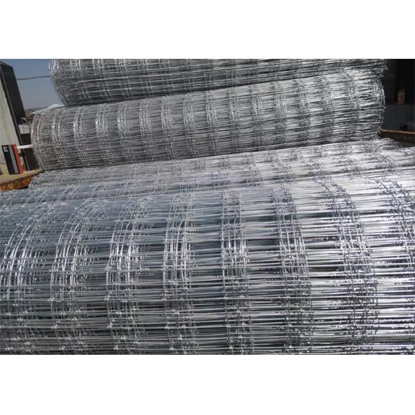 Quality 48"H 2"X4" Square Deal Non Climb Horse Fence , Knot Field Fence Roll for sale