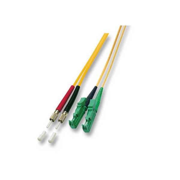 Quality 2 Cores Multimode Fiber Optic Patch Cables 10FT DIN to E2000 APC LSZH Jacket for sale