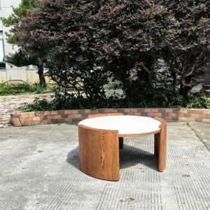 Quality Living Room Solid Wood Modern Coffee Table 1000x1000x450mm for sale