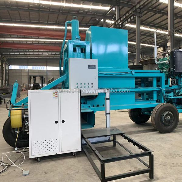Quality 3200 KG Capacity Square Baler for Wood Sawdust Integration Baler Machines for sale