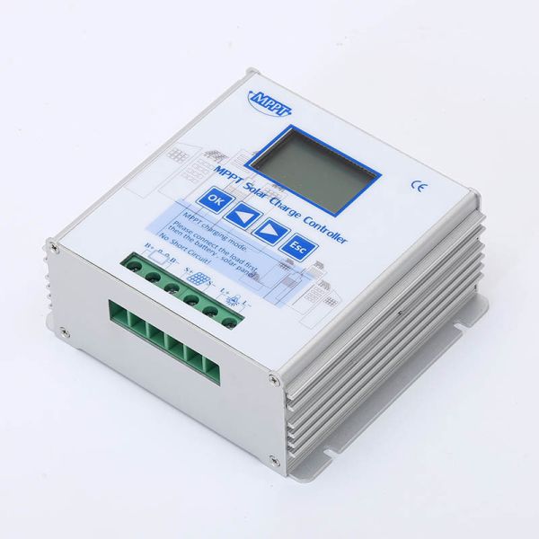 Quality MPPT 20 Amp Charge Controller White 12V 24V 350W Solar Panel MPPT Charge for sale