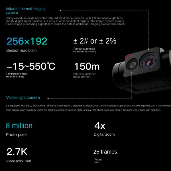 Quality Thermal Camera Drone 1kg Payload 4k Camera and Gps Delivery Long Range Drones for sale